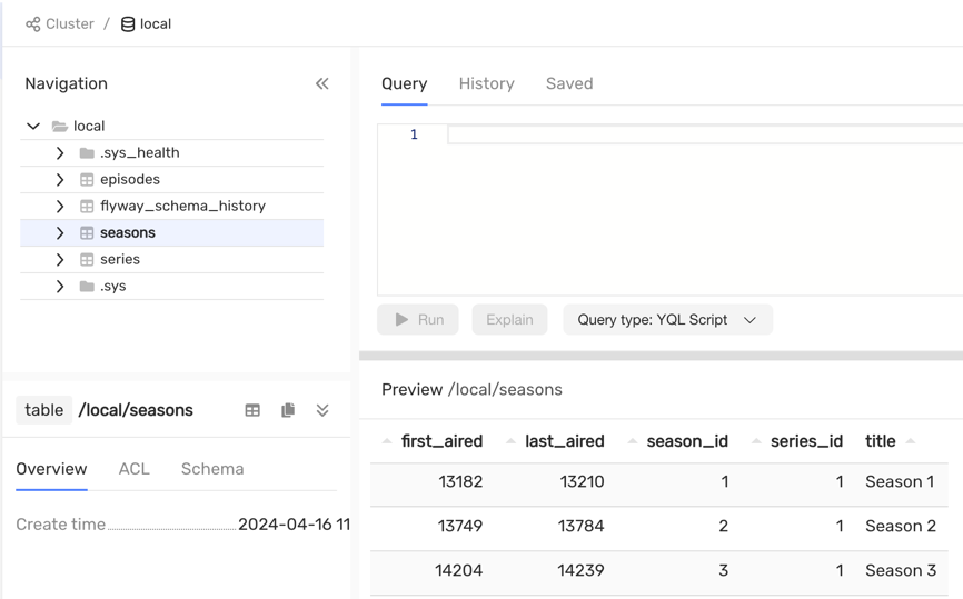 Миграции схемы данных YDB с помощью Flyway | YDB