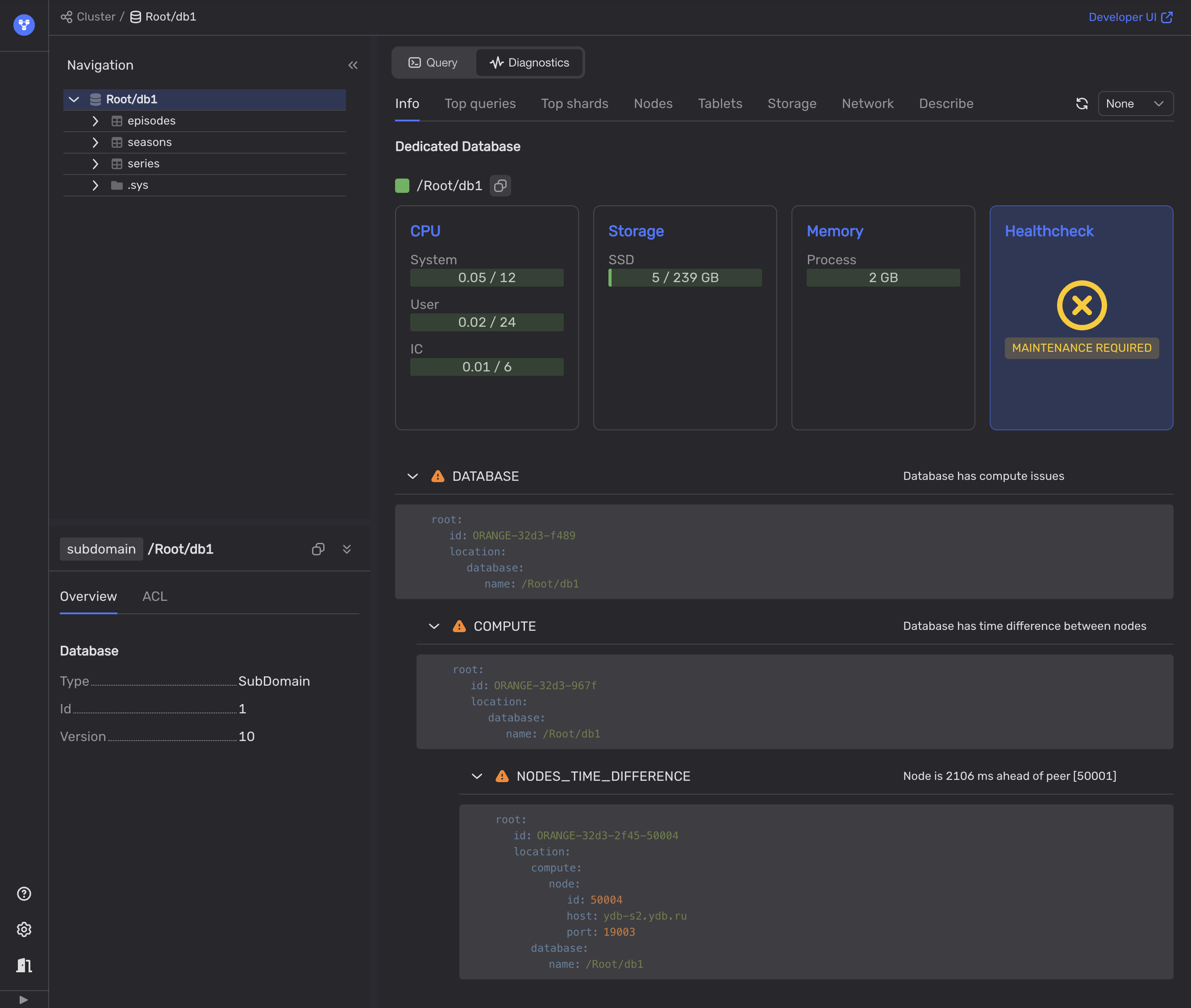 System clock drift | YDB